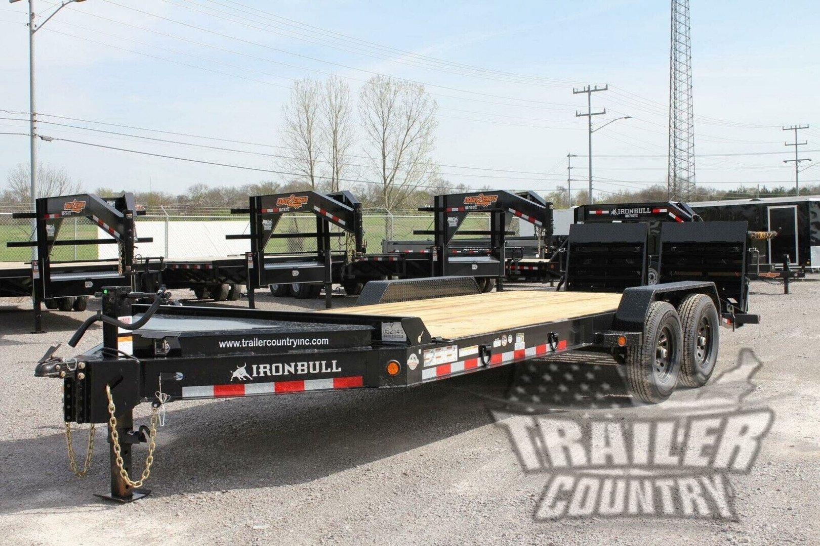 New 2026 NEW 7' x 22' (19' +3') Heavy Duty 14K Heavy Equipment Trailer ...