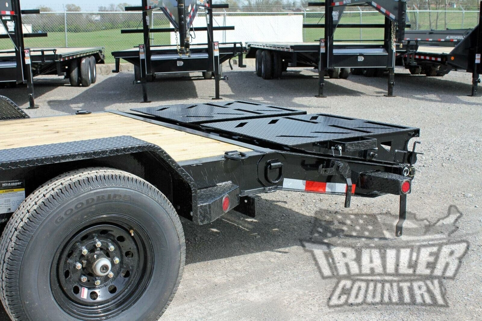 New 2026 NEW 7' x 22' (19' +3') Heavy Duty 14K Heavy Equipment Trailer ...