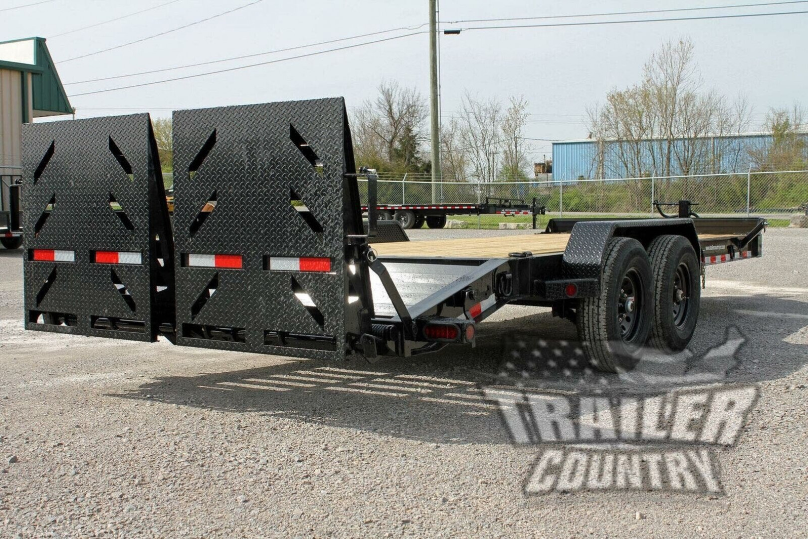 New 2026 NEW 7' x 22' (19' +3') Heavy Duty 14K Heavy Equipment Trailer ...