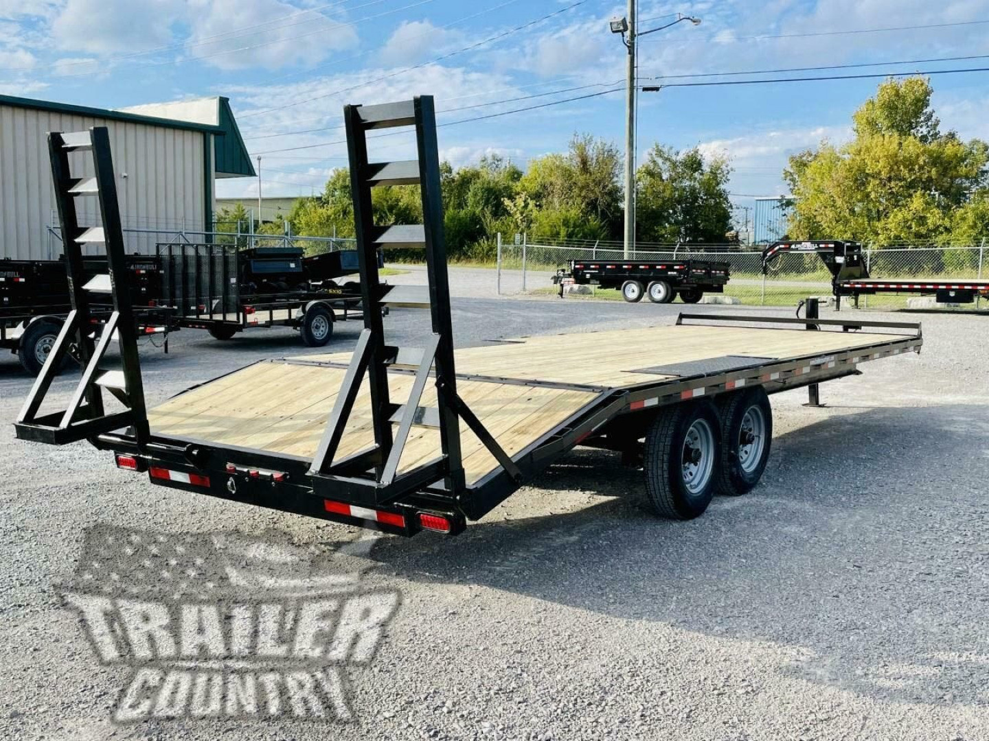 New New 8' x 24' (20'+4') Heavy Duty 14K Deck Over Car Hauler w/ Ramps