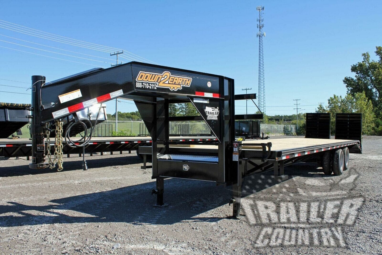 New NEW 8' x 35' (30' + 5') Heavy Duty 12 Ton Dual Tandem Gooseneck ...