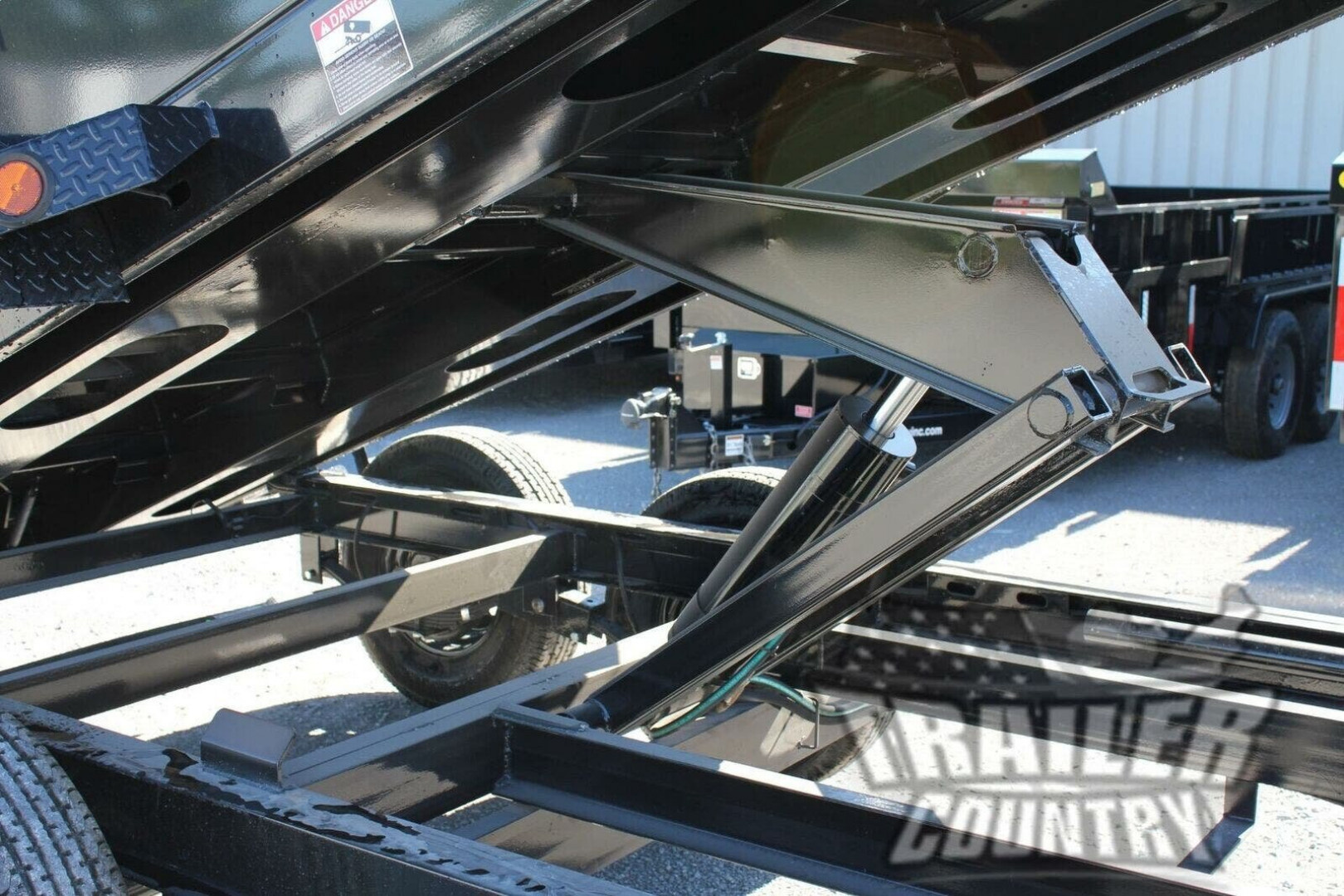 New NEW 7' x 12' IronBull Scissor Hoist Hydraulic Dump Trailer w/ 24 ...