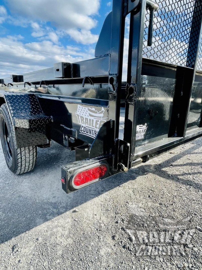 New New 5'x10' Single Axle, Bumper Pull, Hydraulic Utility Dump Trailer ...