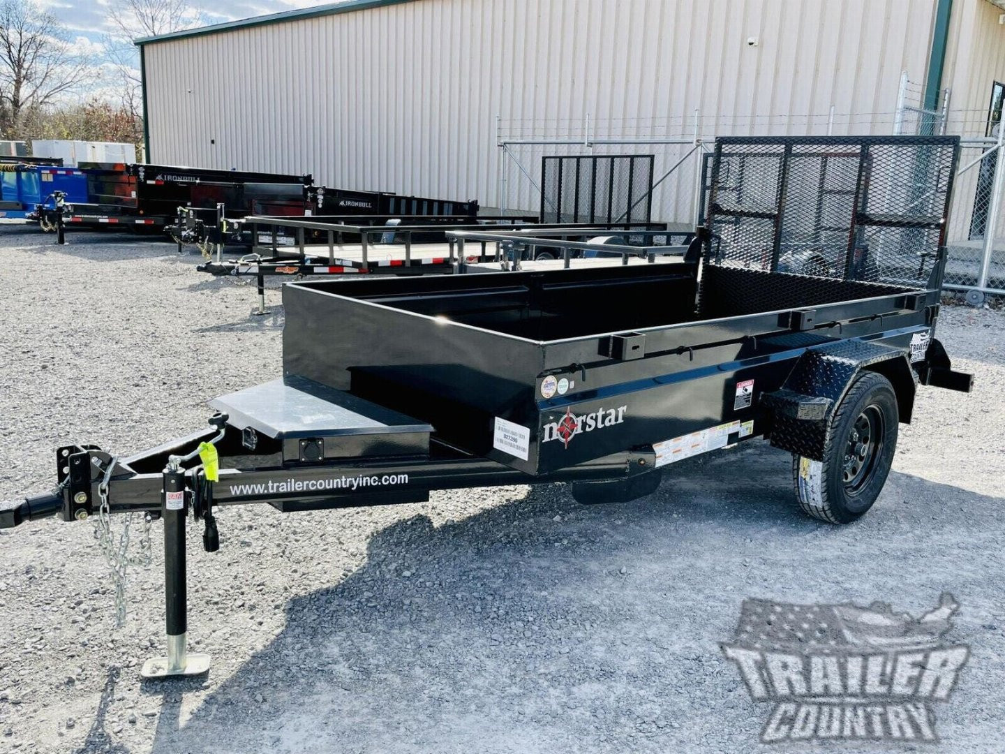New 2026 New 5'x10' Single Axle, Bumper Pull, Hydraulic Utility Dump ...