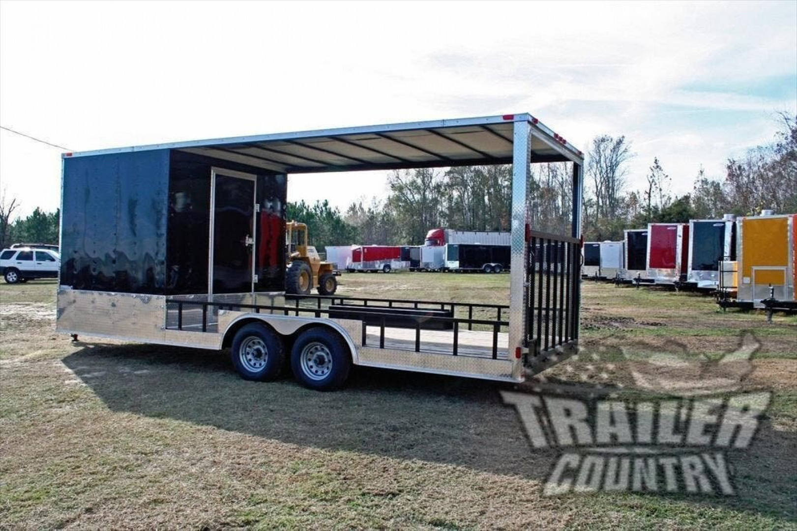New 2026 NEW 8.5 x 22 Tandem Axle, Enclosed Hybrid Utility Trailer ...