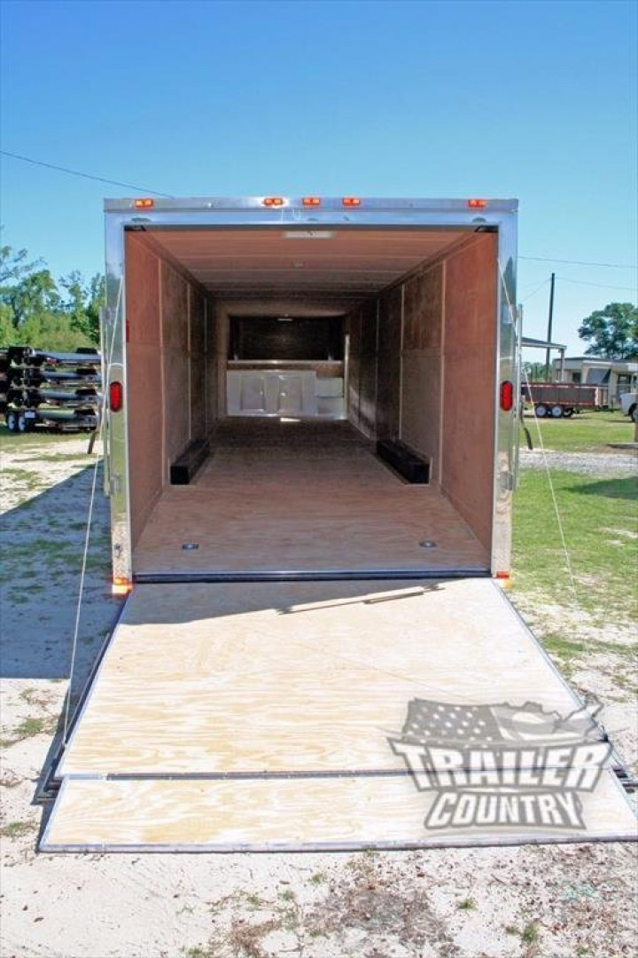 New Brand New Model 8.5 x 44 + 8' RISER Triple Axle, Enclosed Gooseneck ...