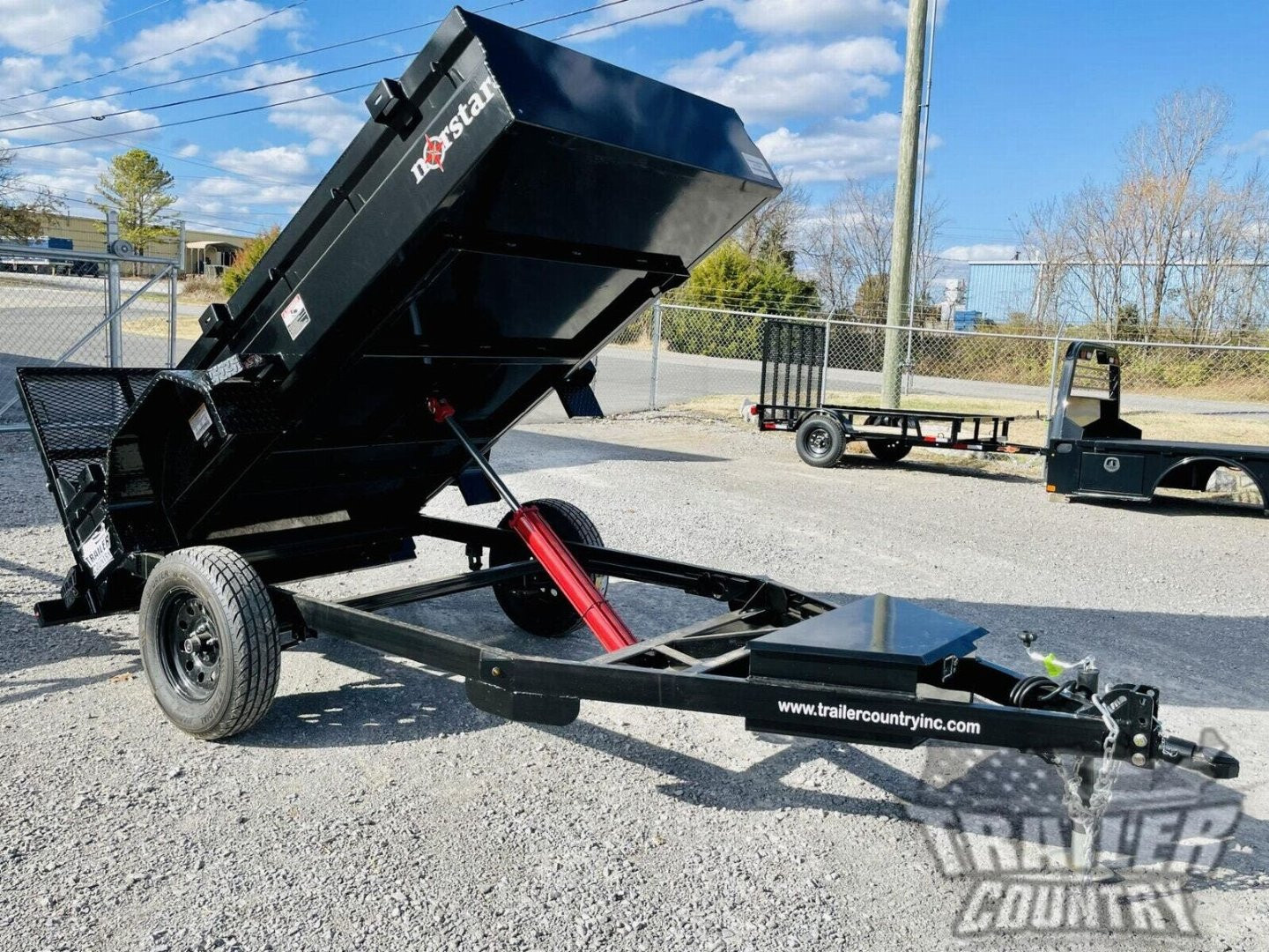 New 2026 New 5'x10' Single Axle, Bumper Pull, Hydraulic Utility Dump ...
