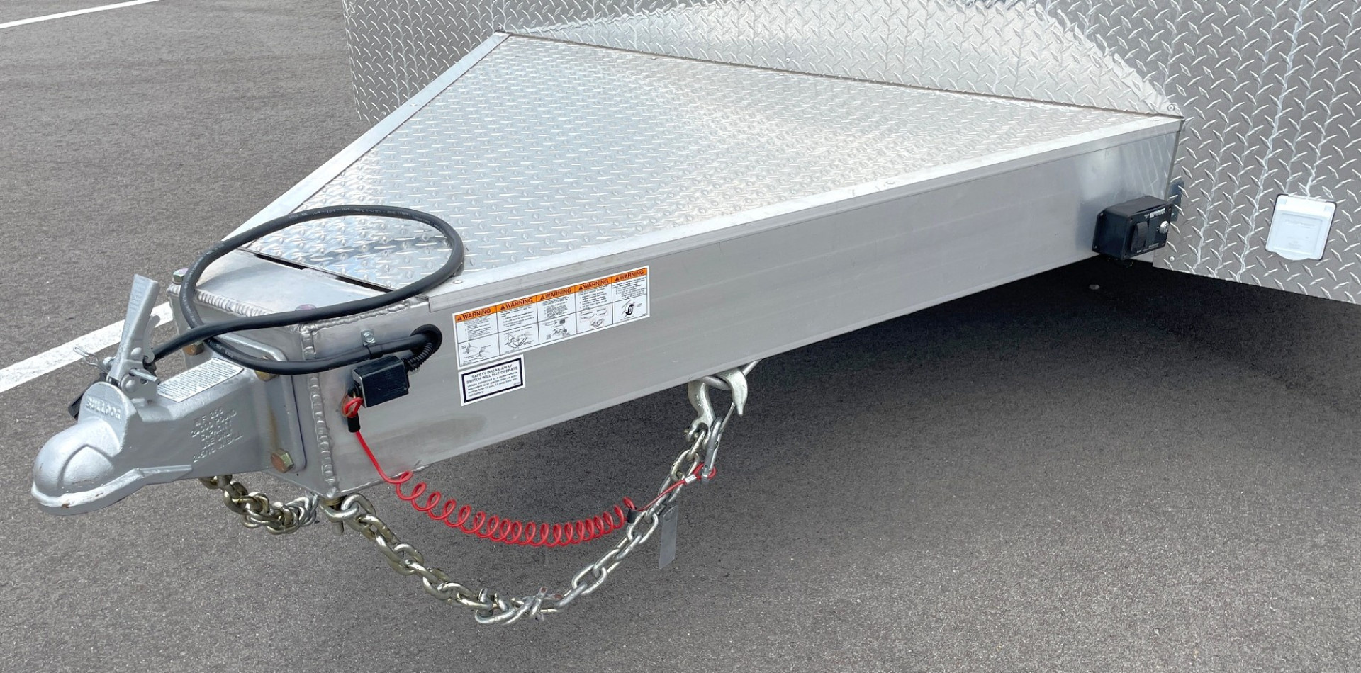 Used 2021 ATC 22' Quest ST305 White Stacker Car Hauler Trailer-- Escape ...