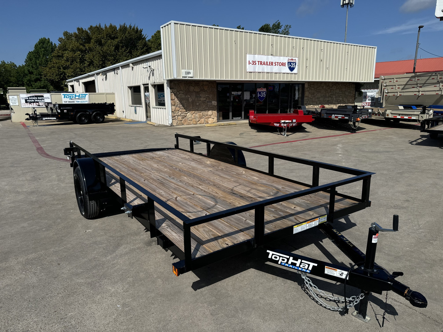 New 2025 Top Hat Trailers 14'x77" DSA Utility Trailer for sale in ...