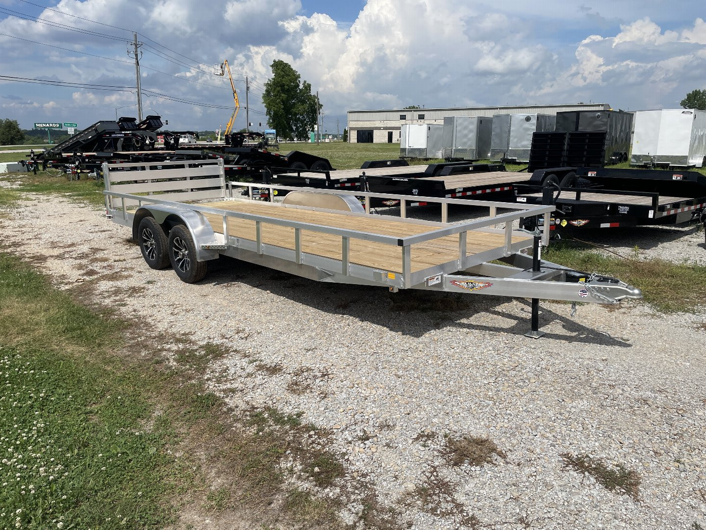 New 2025 H&H Trailers 82X20 Aluminum Rail Side Utility Tandem Utility ...