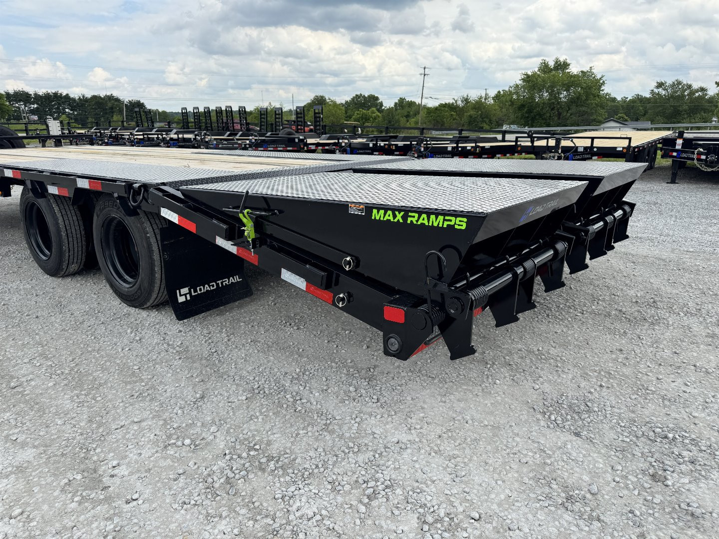 New 2025 Load Trail 20'+5' Dual Tandem Pintle Equipment Trailer