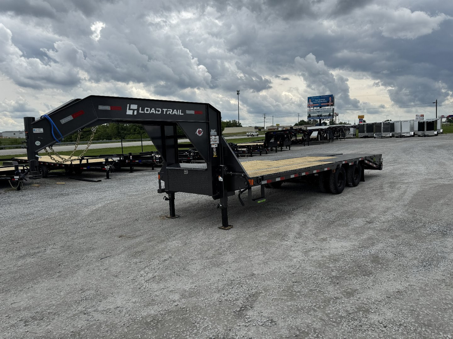 New 2025 Load Trail 20'+5' Dual Tandem Gooseneck Equipment Trailer