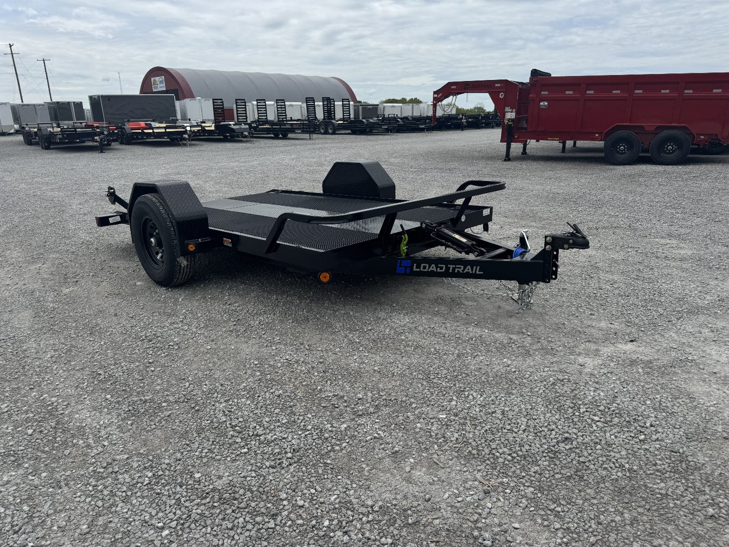 New 2025 Load Trail 77"x12' Single Axle Scissor Lift Hauler