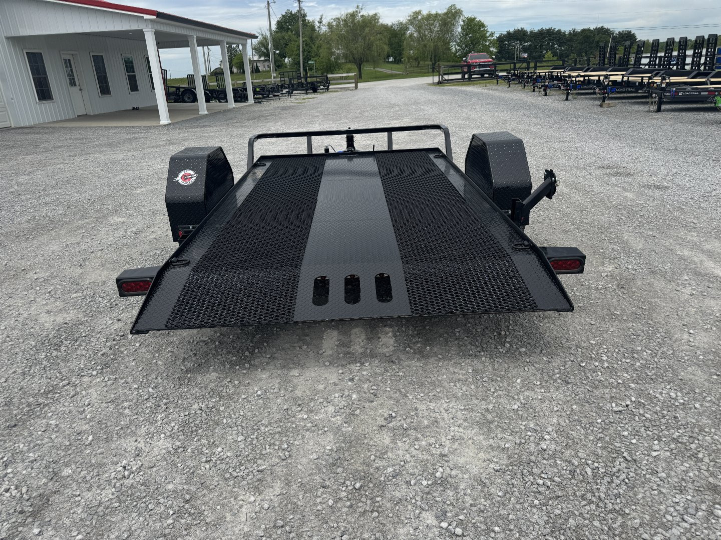 New 2025 Load Trail 77"x12' Single Axle Scissor Lift Hauler