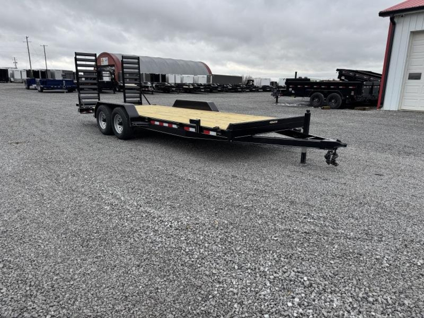 New 2025 Blazer 82"x20' 10K Wood Floor Equipment Trailer