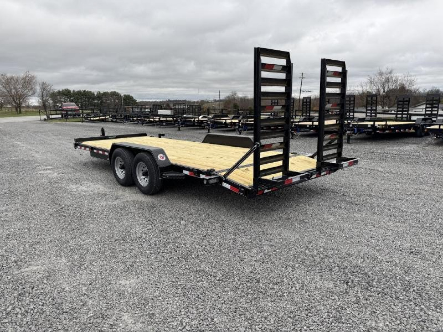 New 2025 Blazer 82"x20' 10K Wood Floor Equipment Trailer