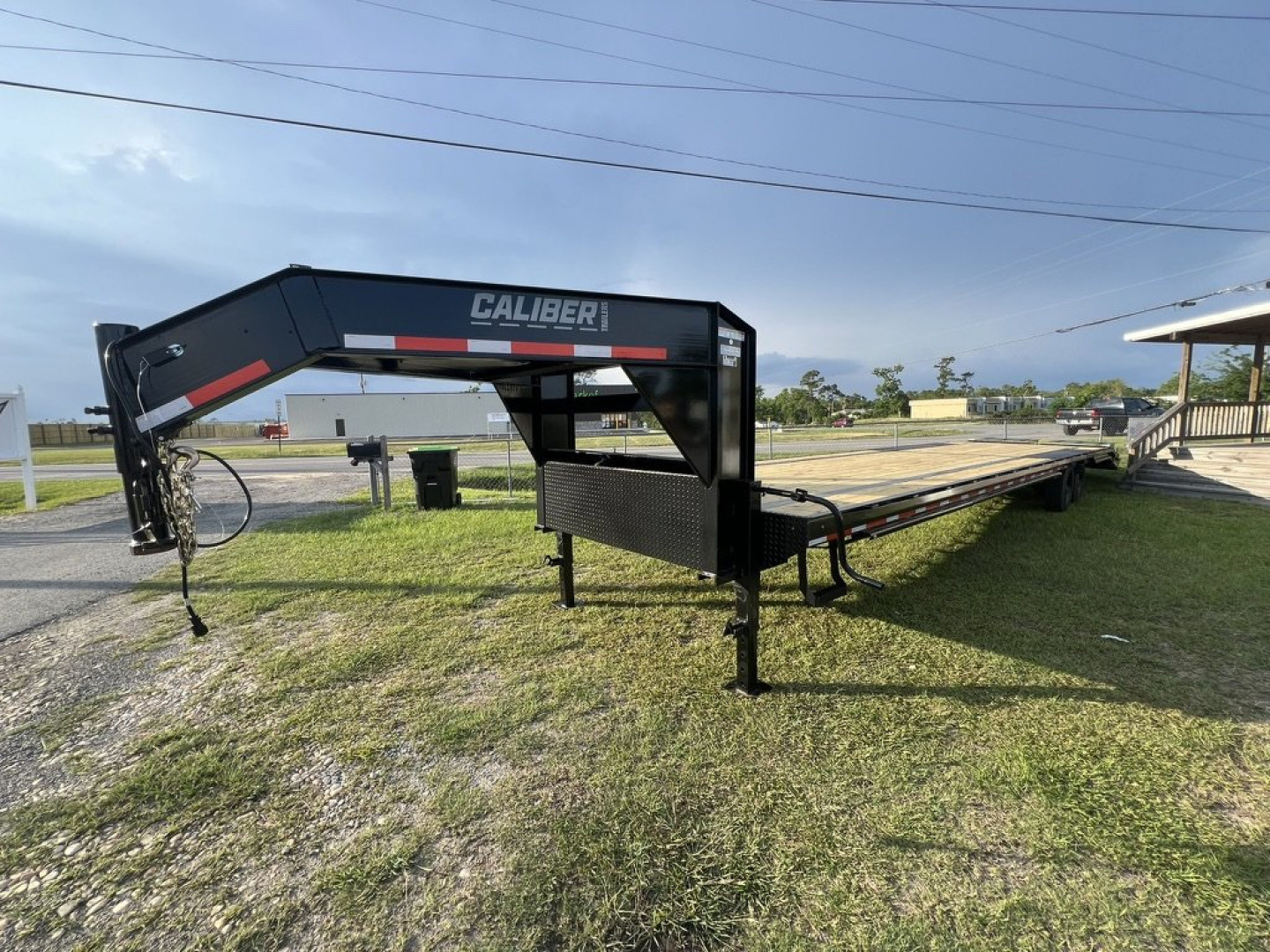 New 2026 Caliber Trailer Mfg 8.5x40 Gooseneck Equipment Trailer