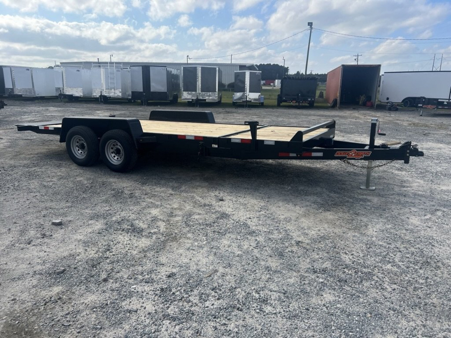 New 2026 Down 2 Earth Trailers 82"x20' Car Hauler- Gravity Tilt Split ...