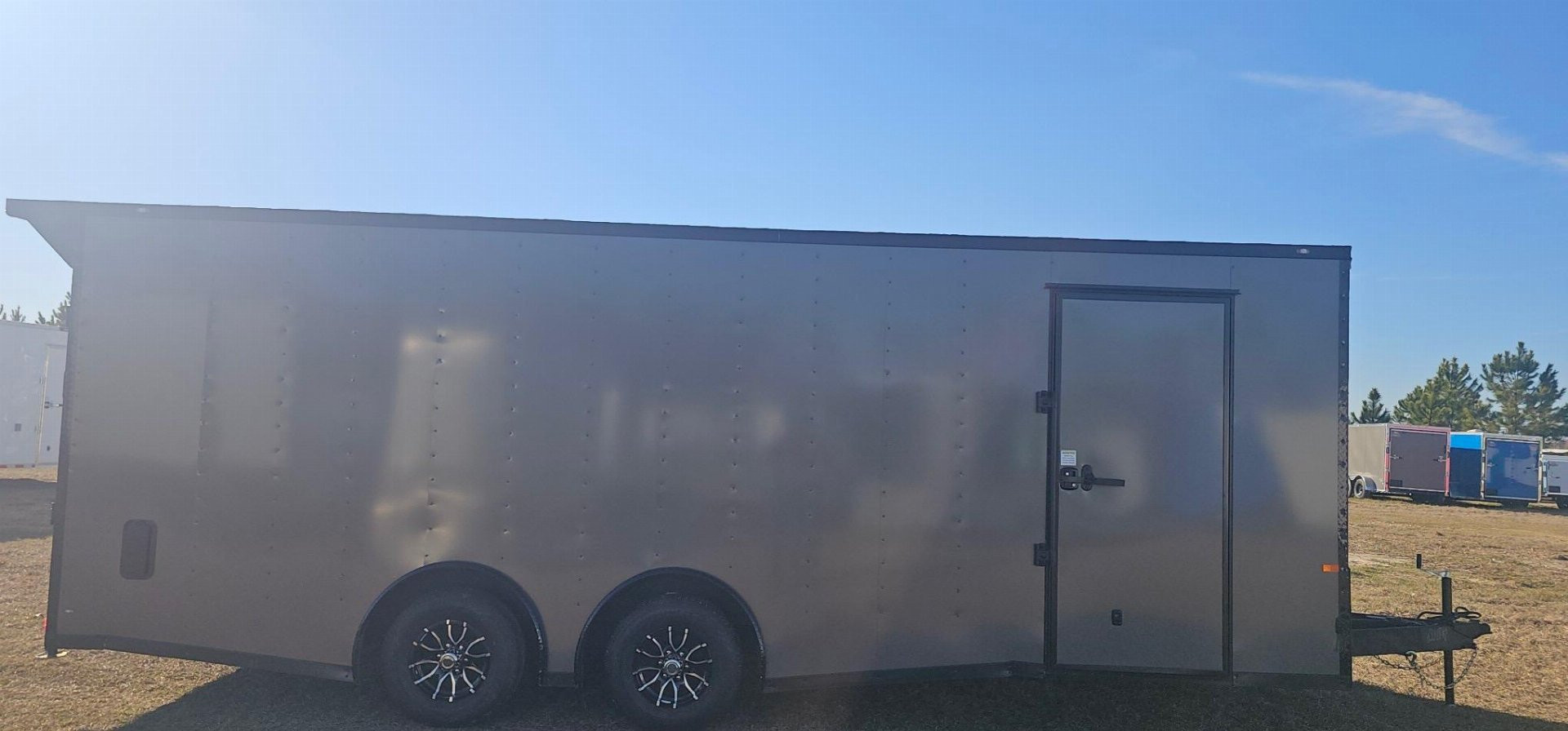 New 2026 Rock Solid Cargo 8.5x24 Motorcycle Trailer