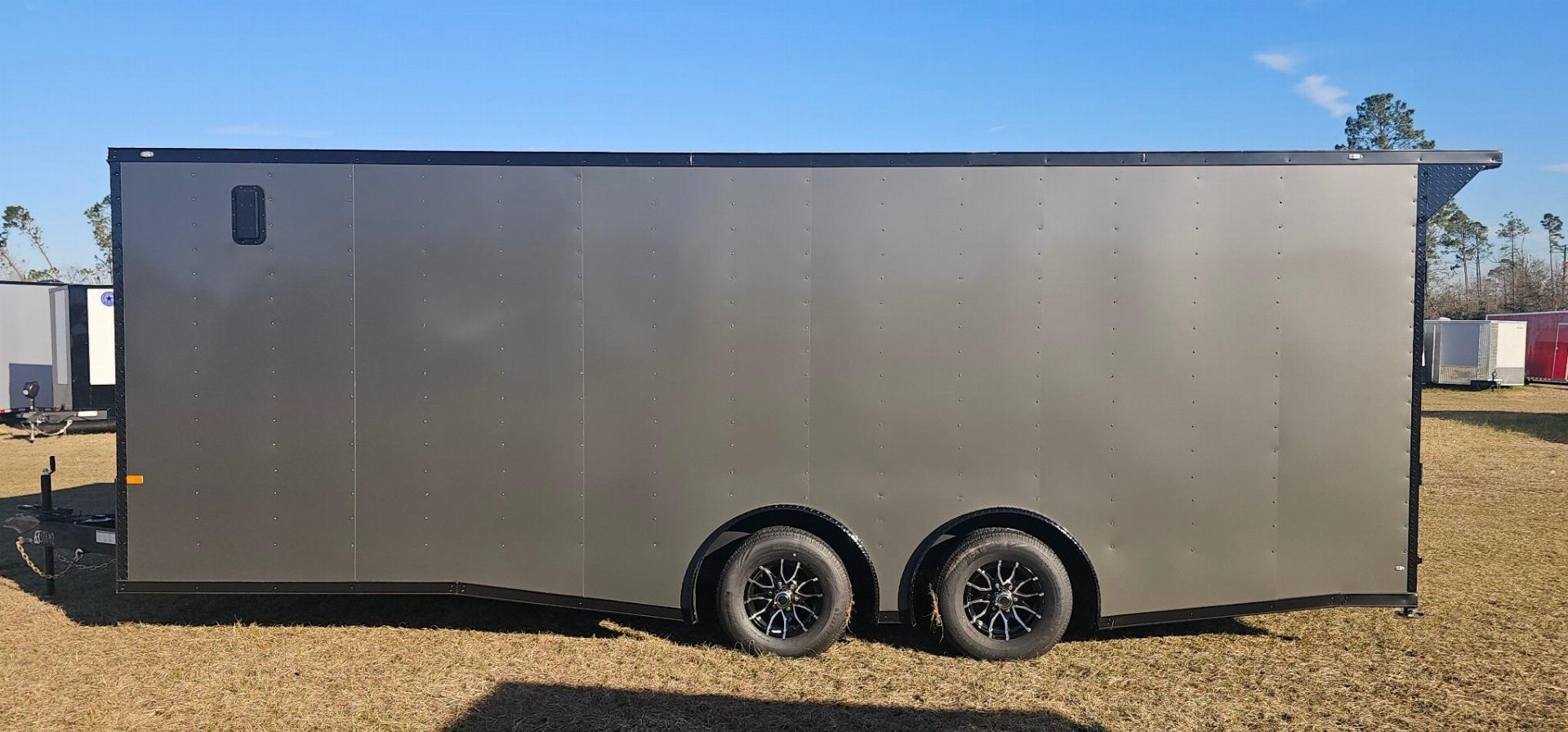 New 2026 Rock Solid Cargo 8.5x24 Motorcycle Trailer