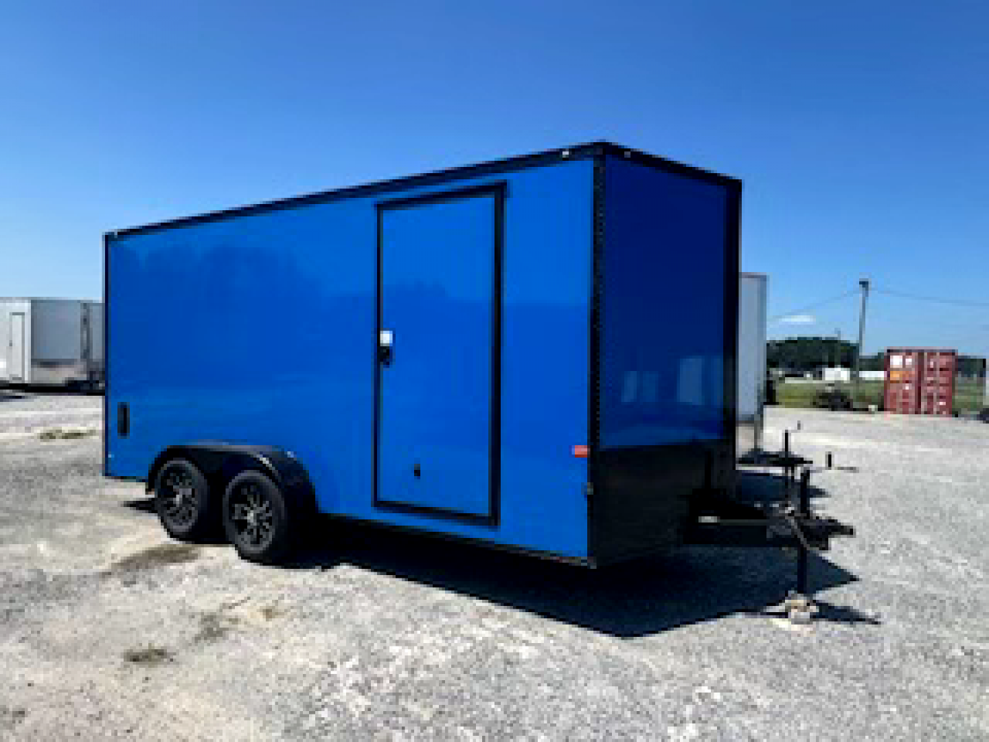 New 2026 Rock Solid Cargo 7x16 TA Motorcycle Trailer