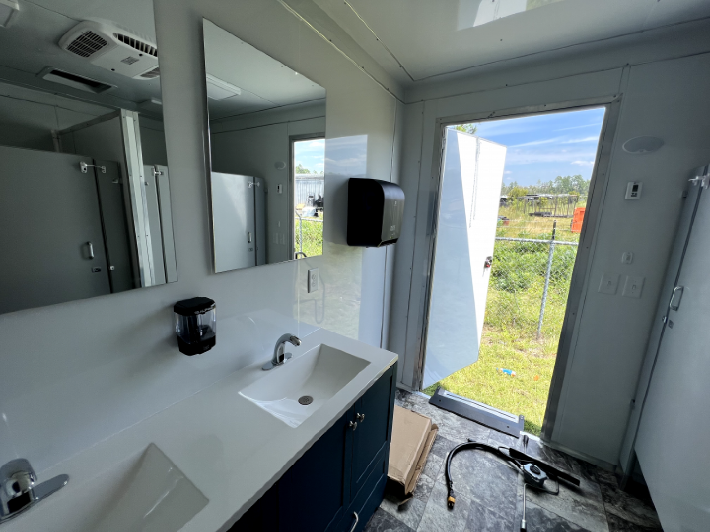 New 2026 Rock Solid Cargo Bathroom Trailer Restroom / Shower Trailer