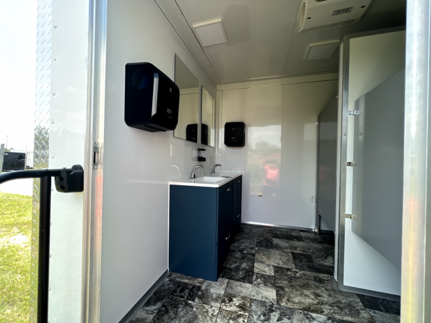 New 2026 Rock Solid Cargo Bathroom Trailer Restroom / Shower Trailer