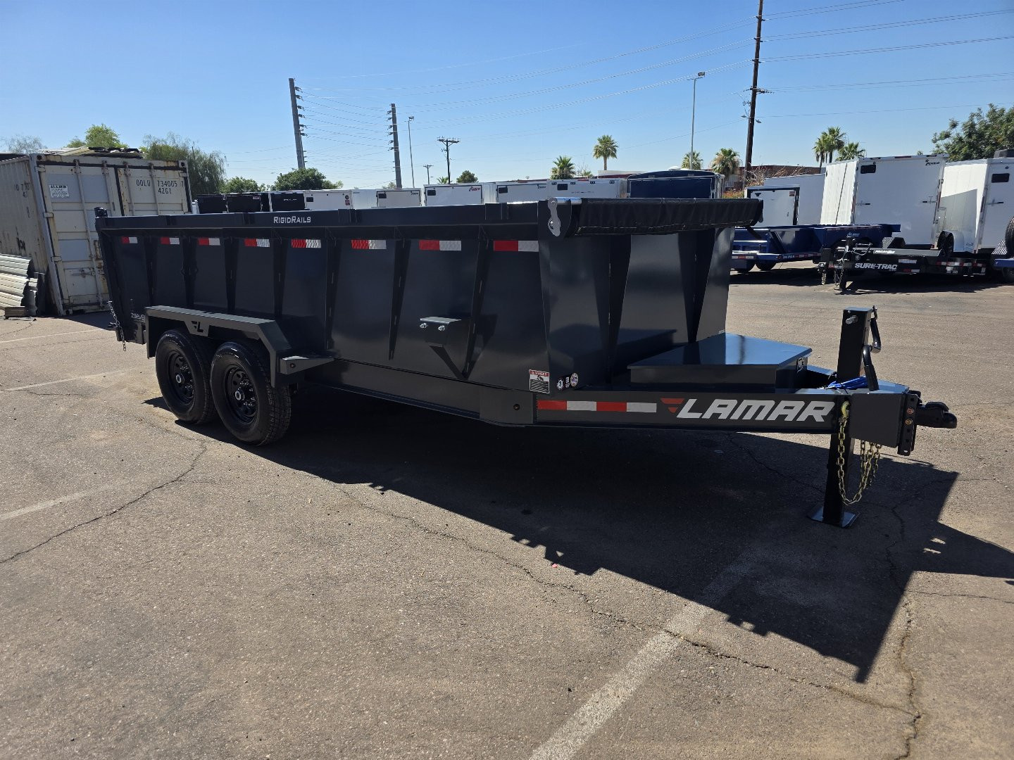 New 2025 LAMAR TRAILERS DL- 7x16' Dump Trailer-Scissor Lift- 14k GVWR ...