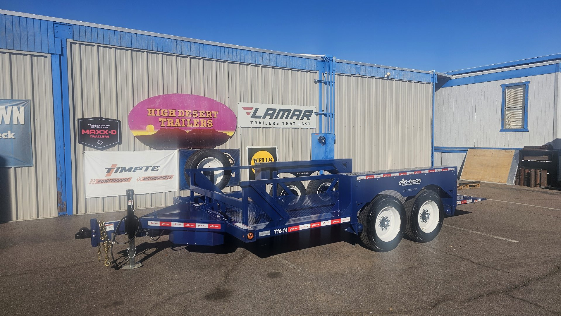 New 2025 Air Tow T16-14 Flatbed- Drop-N-Load- 14,000 Lb Capacity