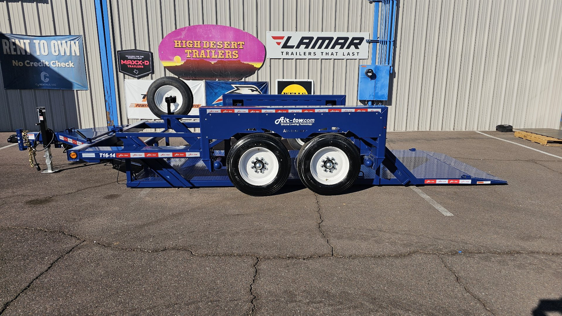 New 2025 Air Tow T16-14 Flatbed- Drop-N-Load- 14,000 Lb Capacity