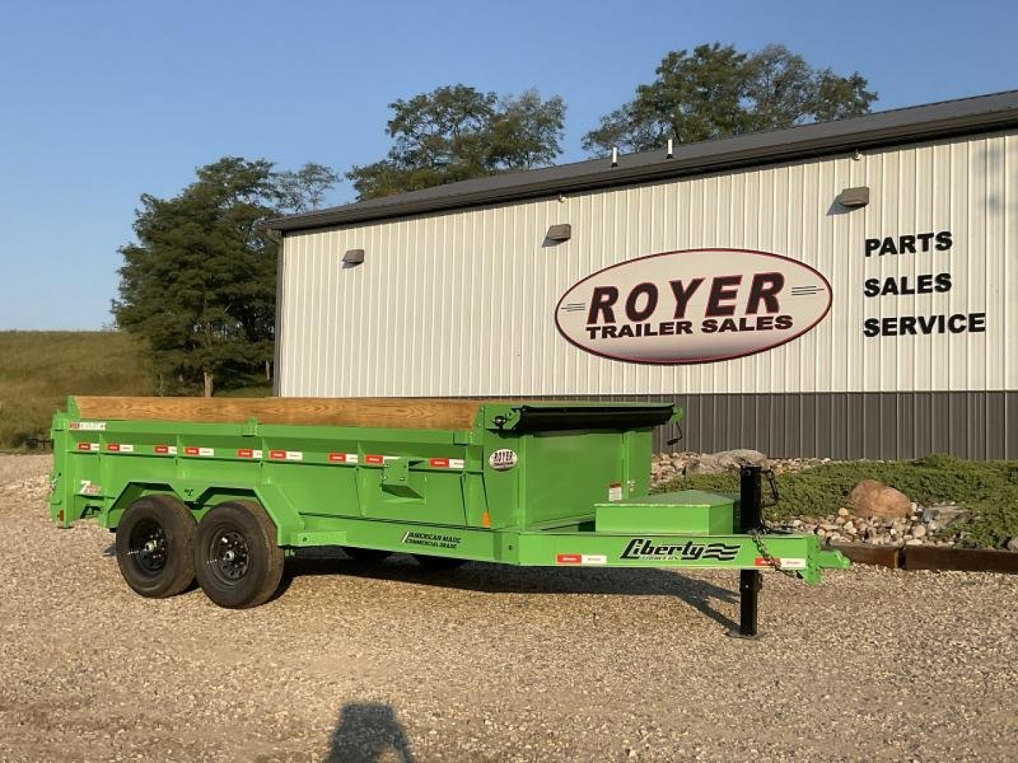 New 83"X14' LIBERTY Dump Trailer w/ Tarp for sale in Clinton, IN