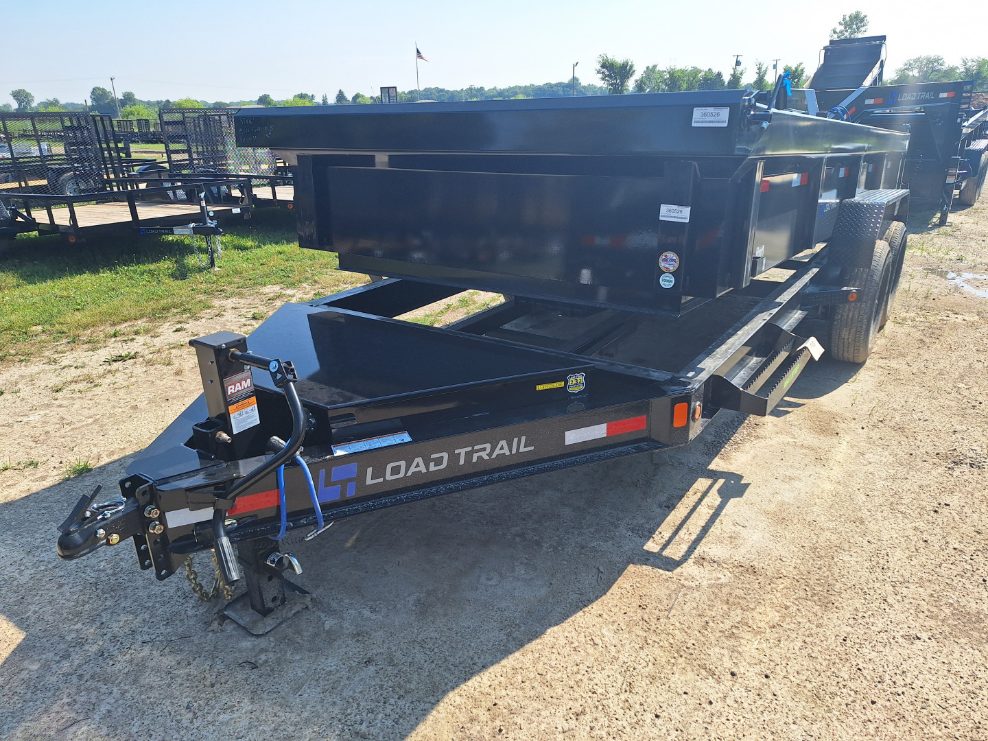 New 2025 Load Trail 83x16 Dump Trailer W/ Max Package