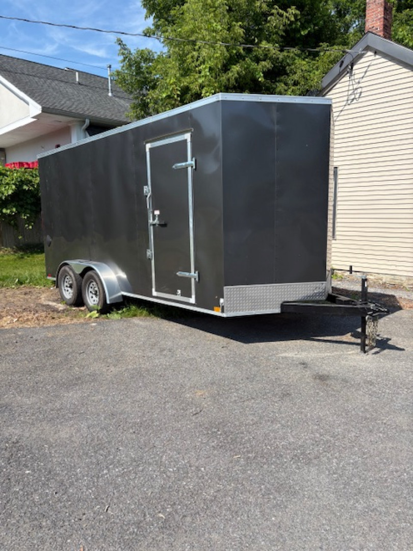New 2025 Cross Trailers CTB 7 X 16 Tandem Axle Cargo / Enclosed Trailer ...