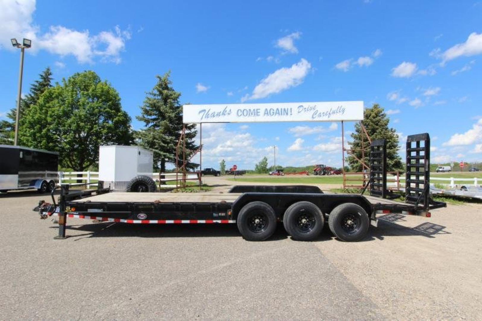 Used 2022 Load Trail 24' Utility Flatbed Trailer