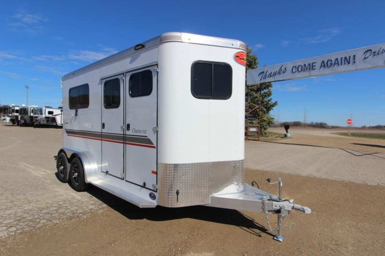 New 2025 Sundowner 2 Horse Charter BP Trailer for sale in Elko, MN