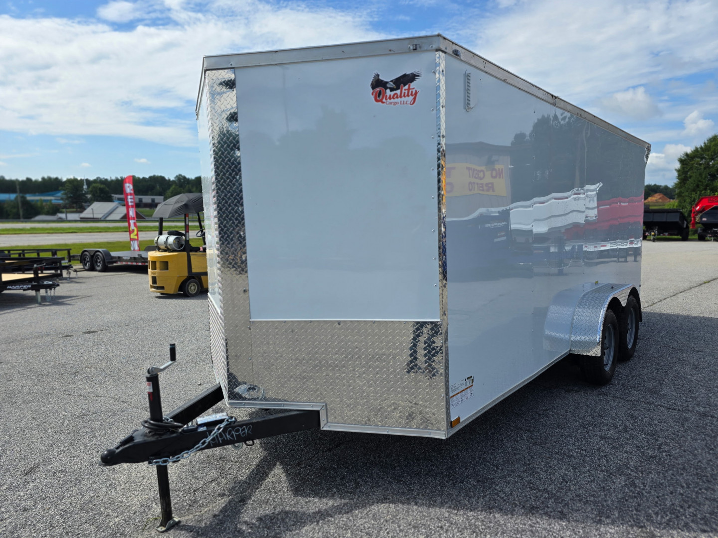New 2025 7X16 QUALITY CARGO TANDEM AXLE ENCLOSED TRAILER WITH POLYCORE ...
