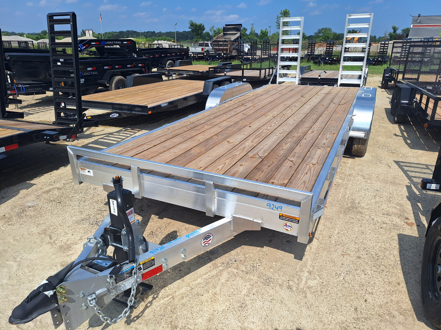 New 2025 H&H Trailers 82x20 Aluminum Equipment Trailer