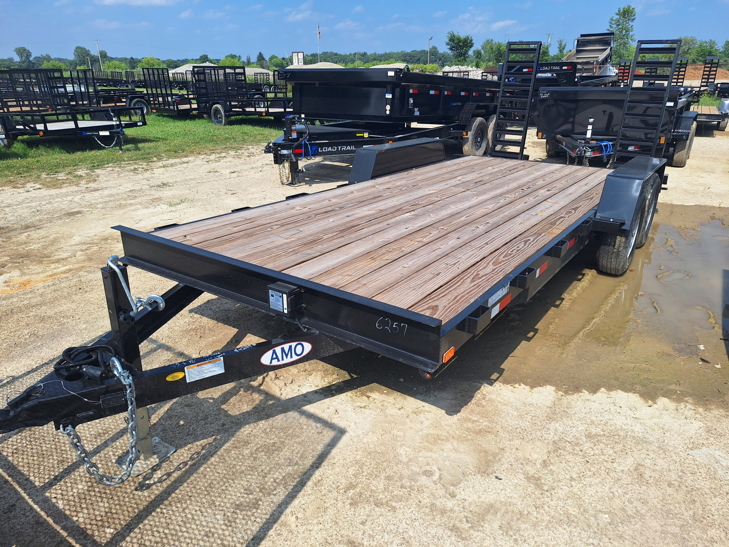New 2025 AMO 82x18' 10K Equipment Trailer