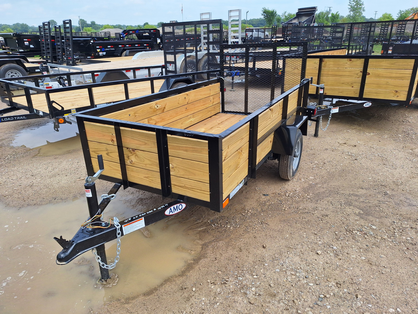 New 2025 AMO 4x8 Light Duty High Side Utility Trailer for sale in New ...
