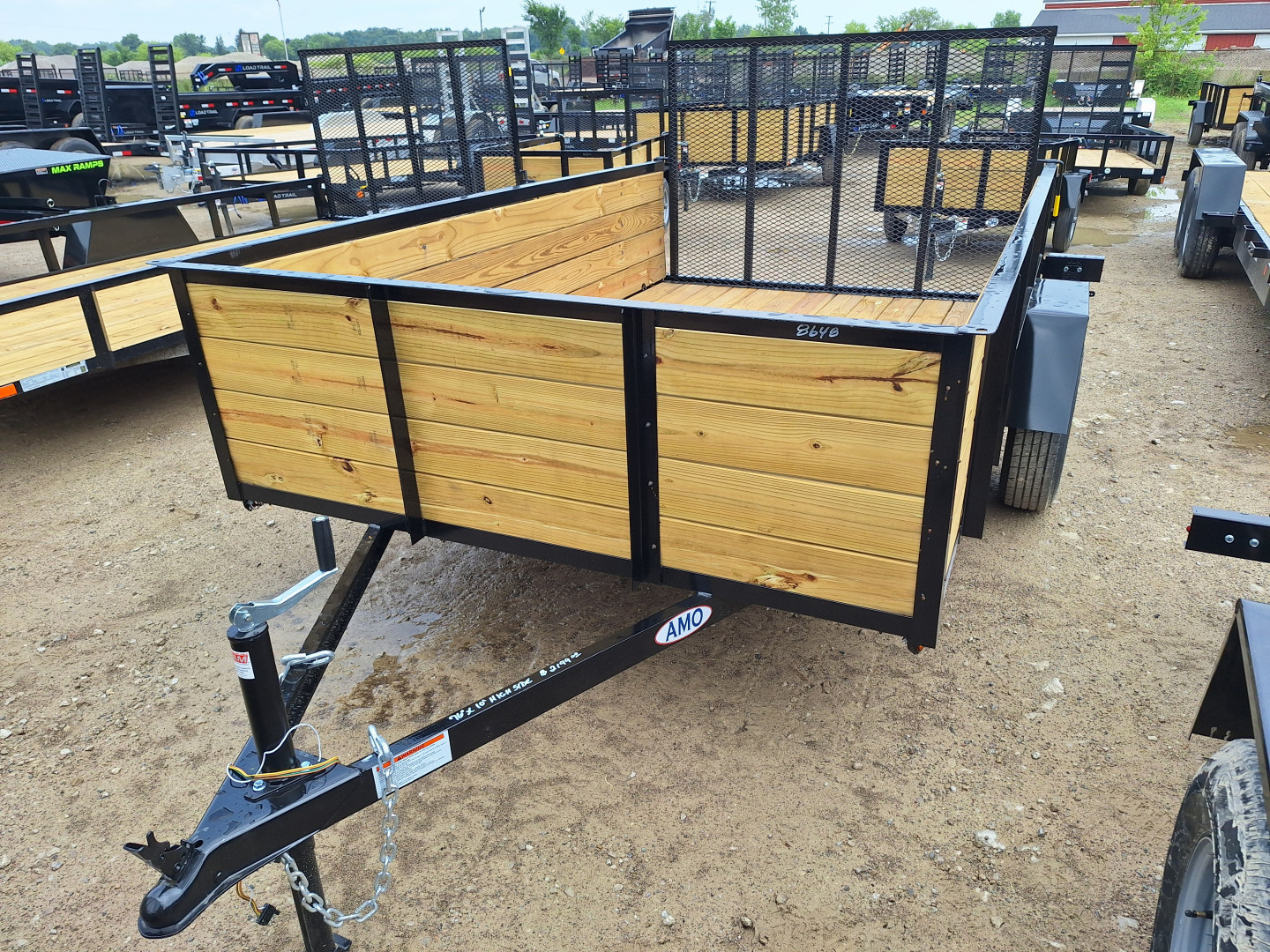 New 2025 AMO 76x10 High Wood Side Utility Trailer for sale in New ...