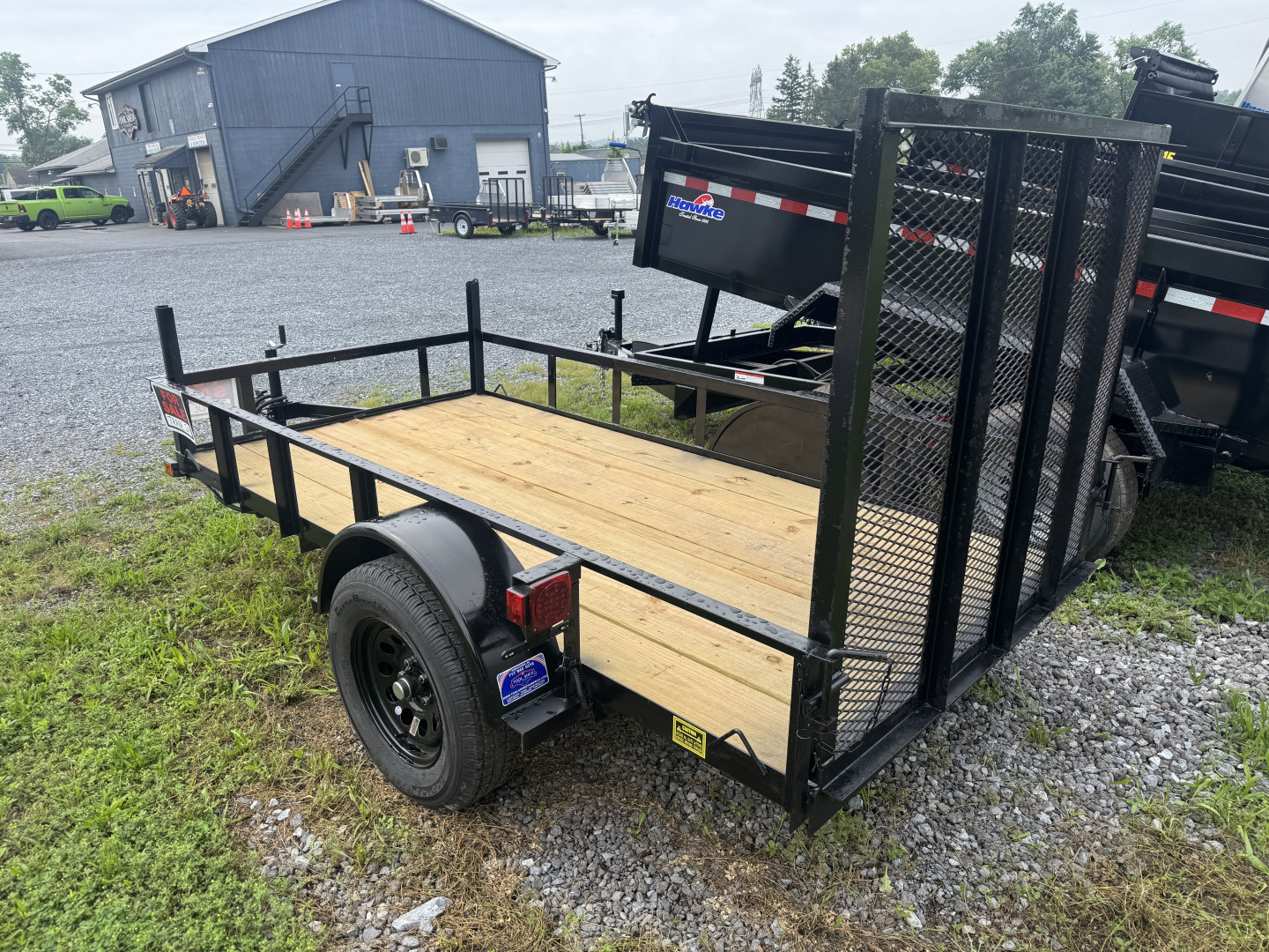 Used 2001 Premier 5103K-LE 5X10 Landscape Trailer 2995LB. GVW