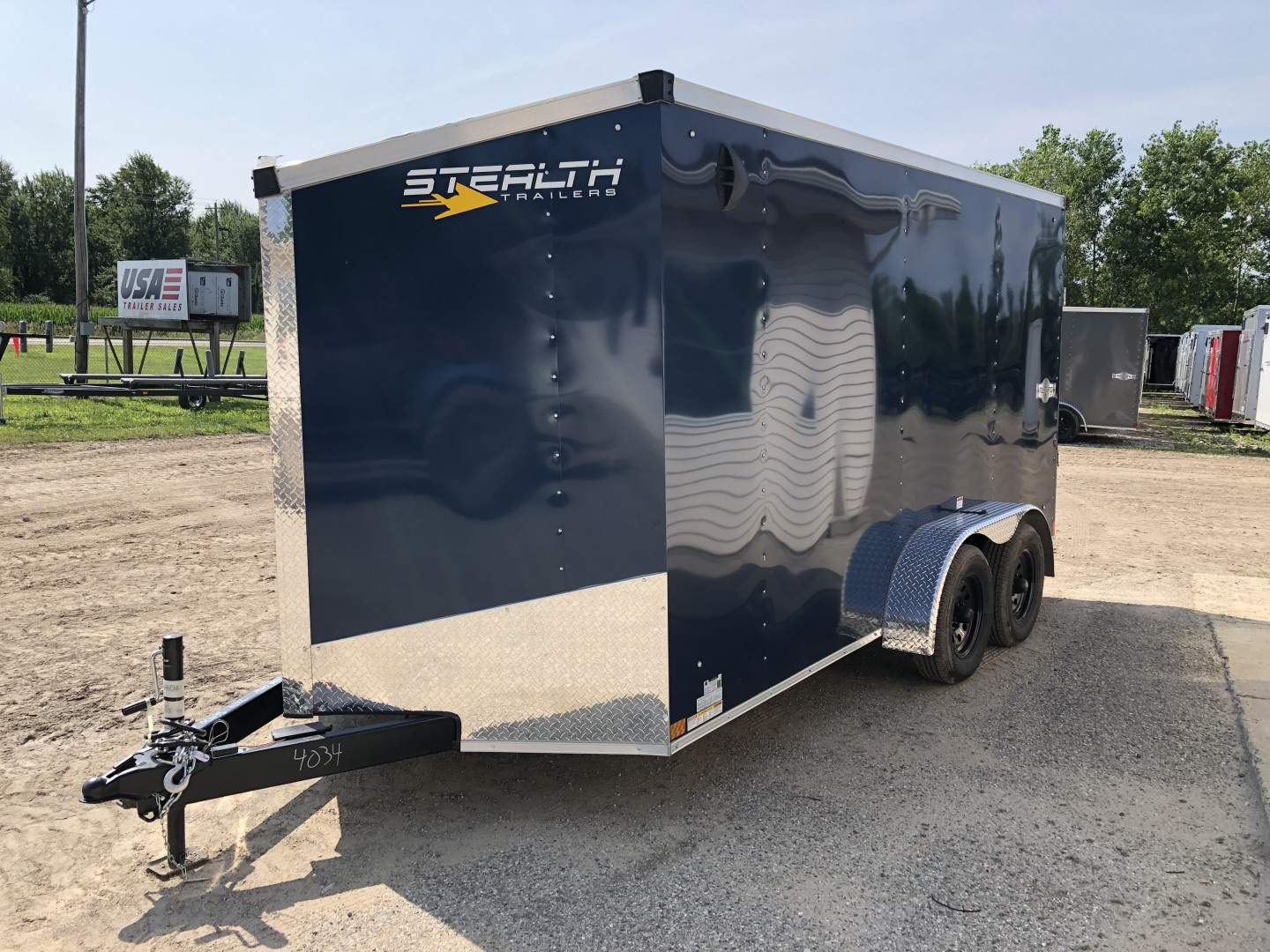 New 2025 Stealth Trailers 7X14 W/ 78" INTERIOR Cargo / Enclosed Trailer ...