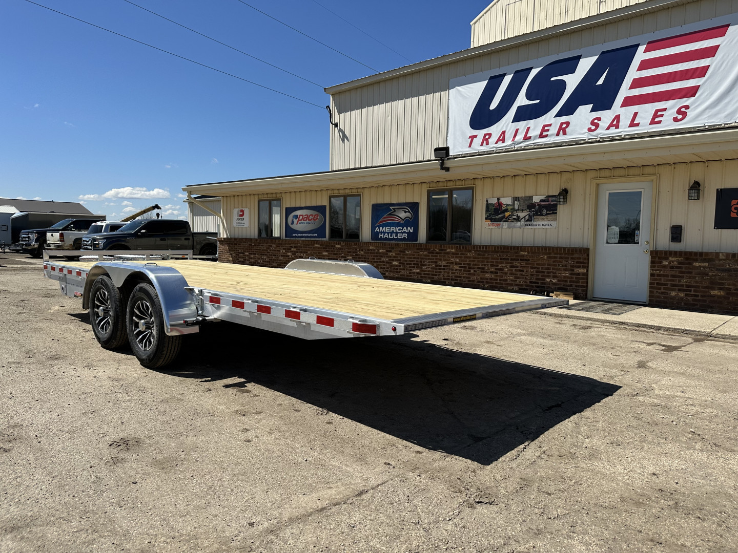 New 2025 H&H Trailers 82x20 Aluminum Speed Loader 10K Tilt Trailer w ...