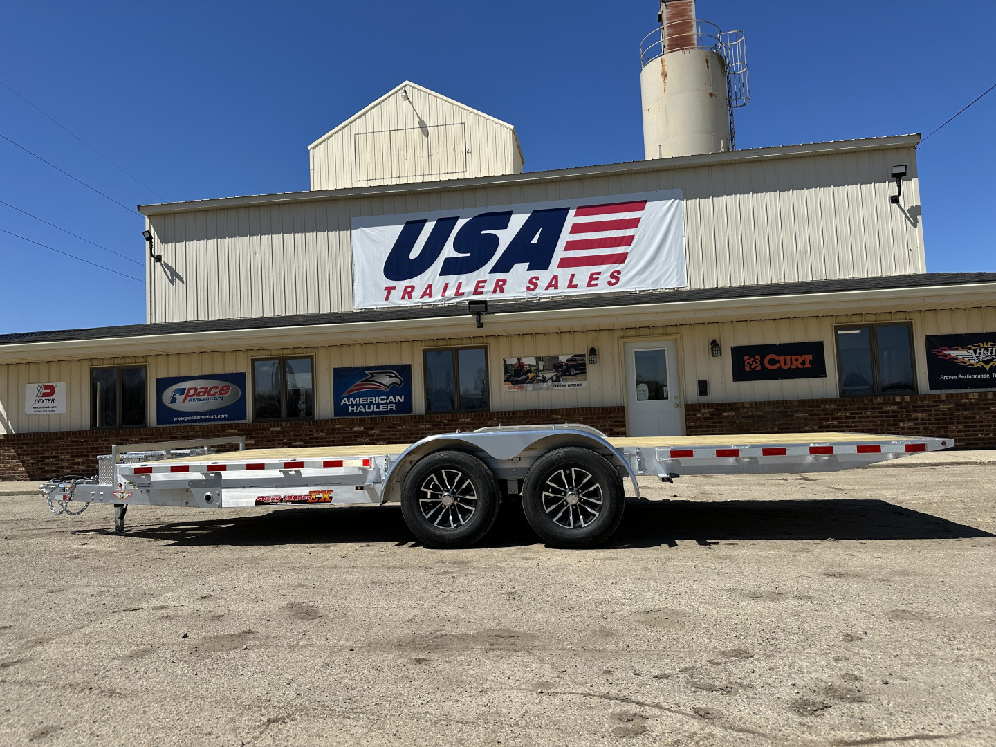 New 2025 H&H Trailers 82x20 Aluminum Speed Loader 10K Tilt Trailer w ...