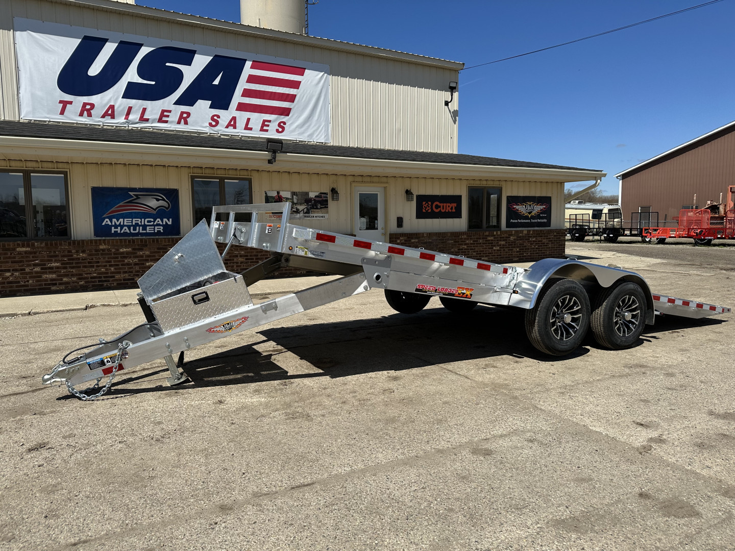 New 2025 H&H Trailers 82x20 Aluminum Speed Loader 10K Tilt Trailer w ...