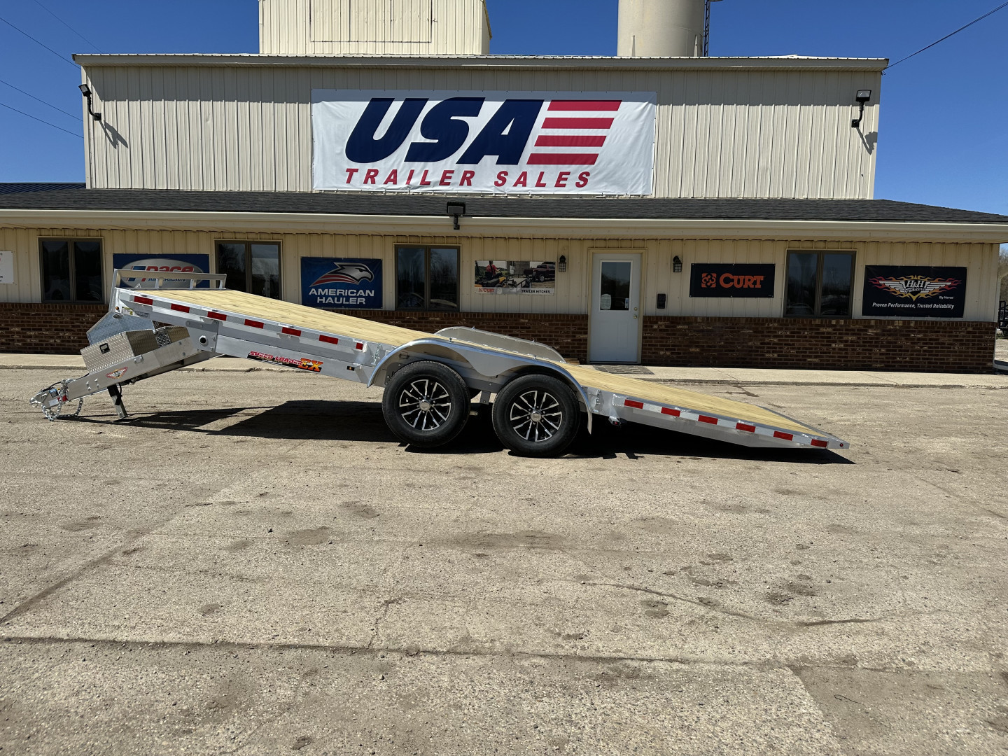 New 2025 H&H Trailers 82x20 Aluminum Speed Loader 10K Tilt Trailer w ...