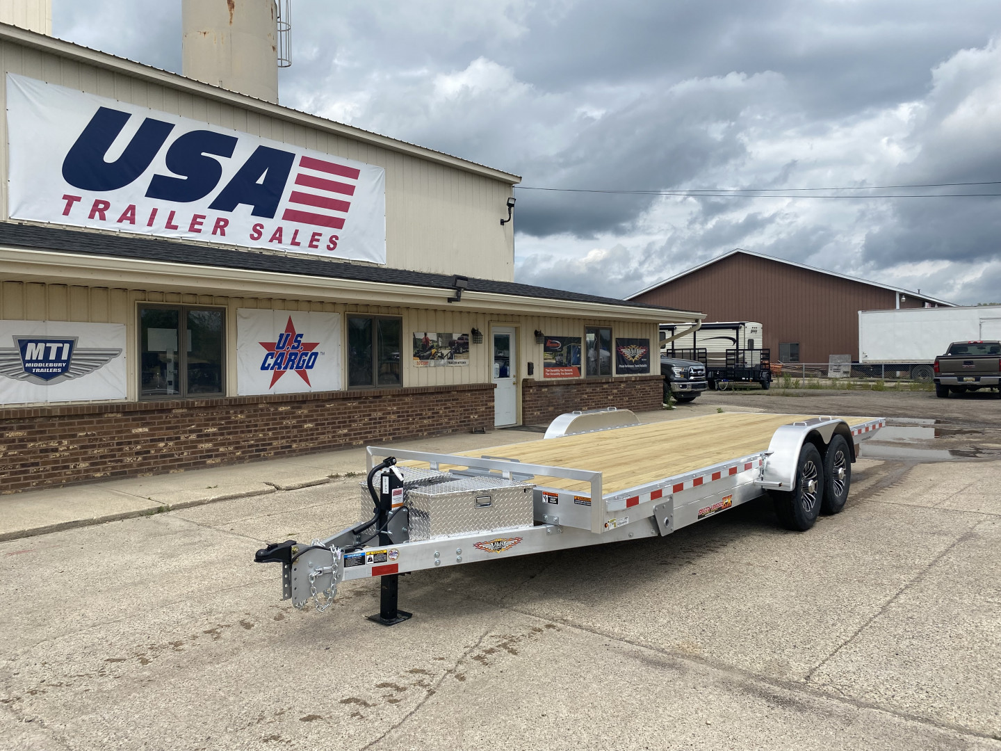 New 2025 H&H Trailers 82x20 Aluminum Speed Loader 14K Tilt Trailer