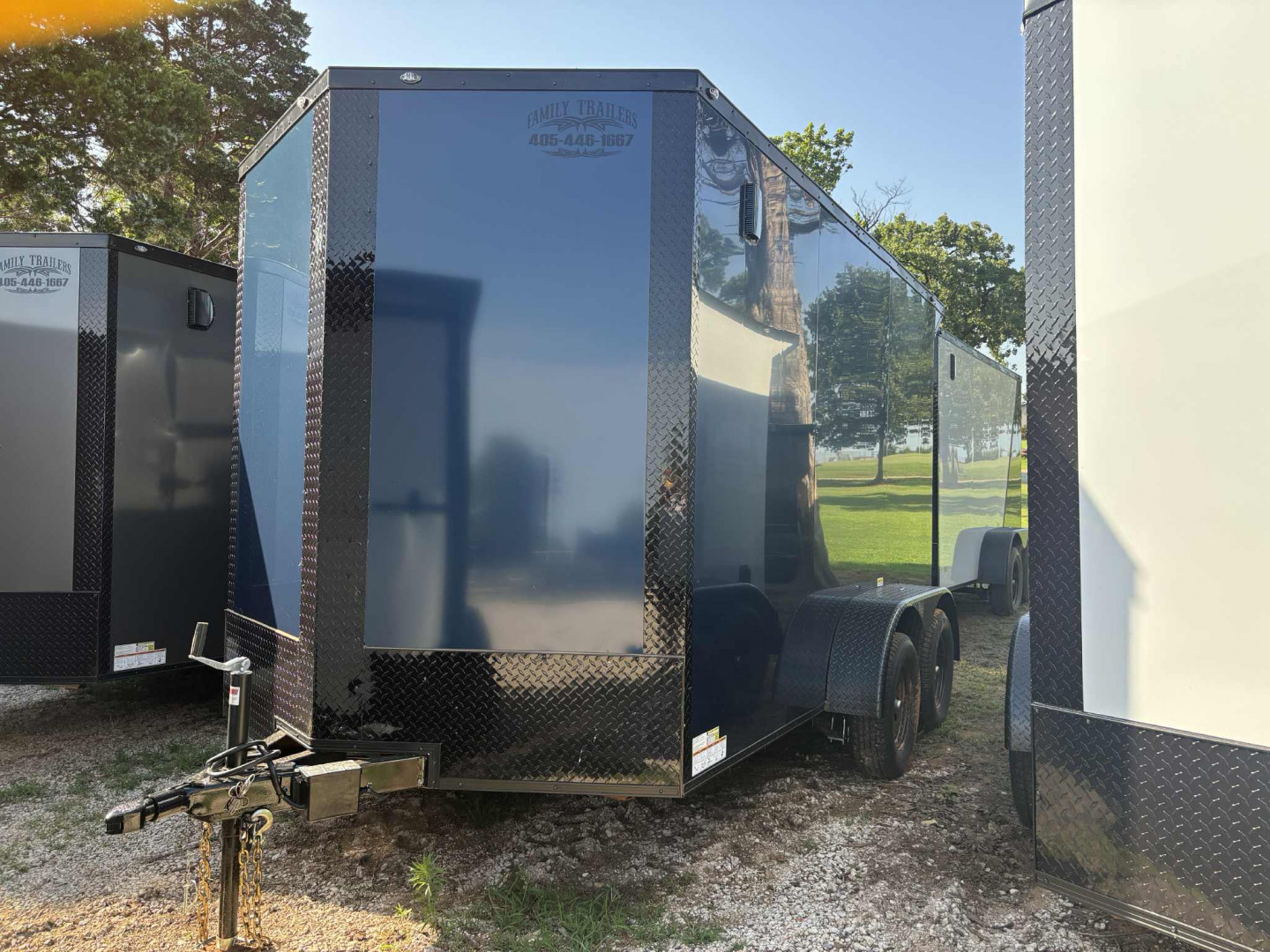 New 2025 FGT 7X12TA Cargo / Enclosed Trailer-Screwless Exterior-Rear ...