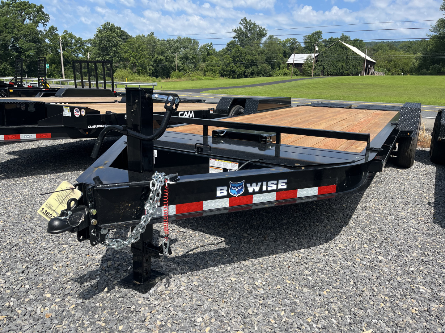 New 2026 B-WISE 20' - 14K - Full Width Ramps Equipment Trailer