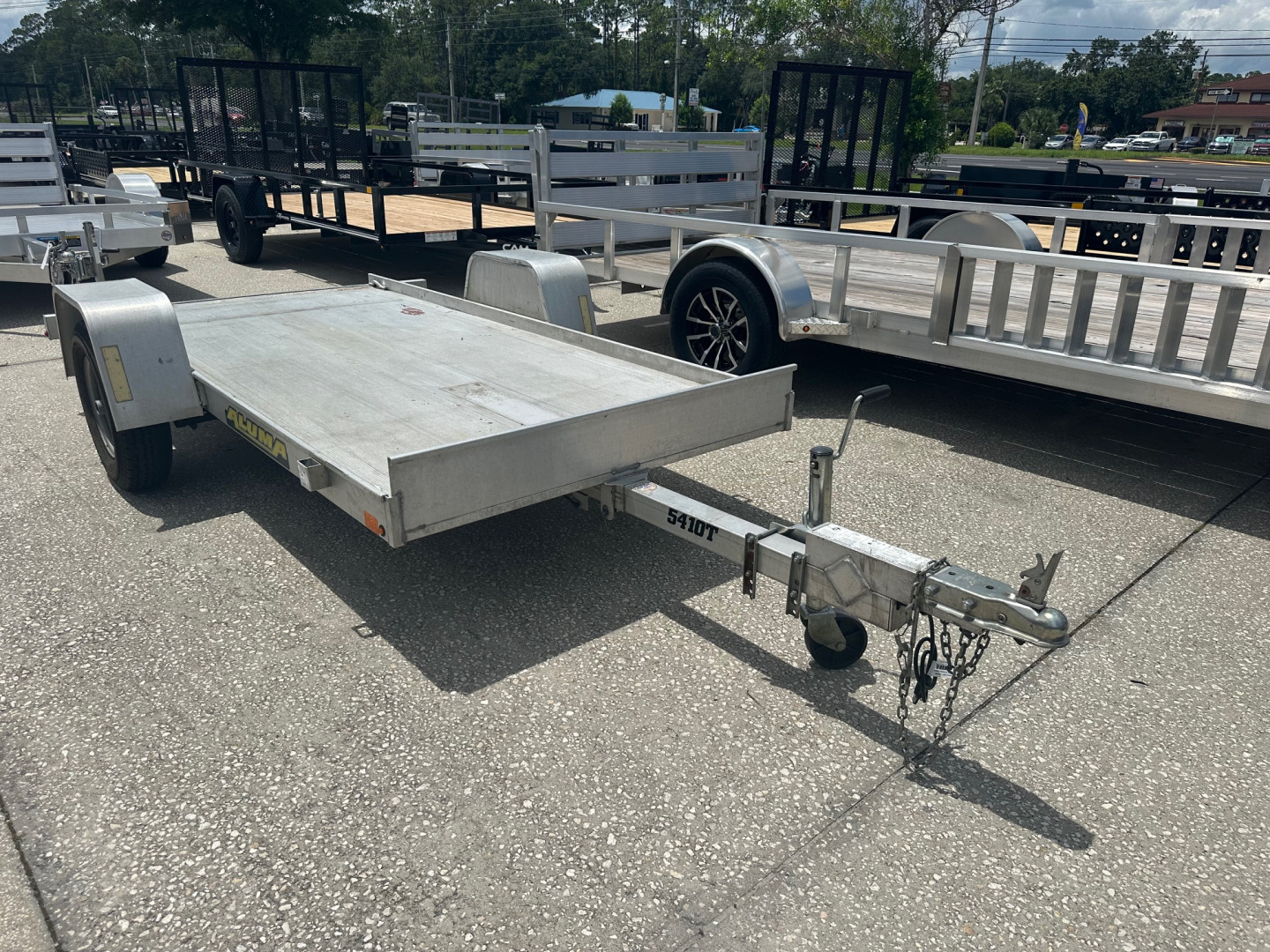 Used 2019 Aluma 5410T Utility Trailer for sale in Bunnell, FL